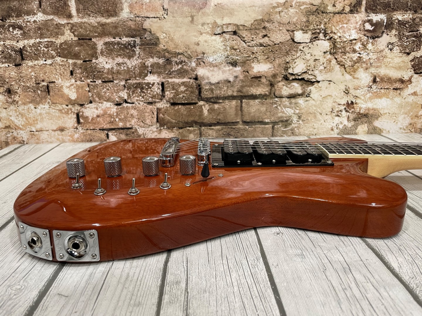 Brown Wolph Guitar. PHRED instruments - Shop